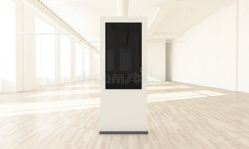 Store Display Zone Near and Wall Display Stock Illustration ...