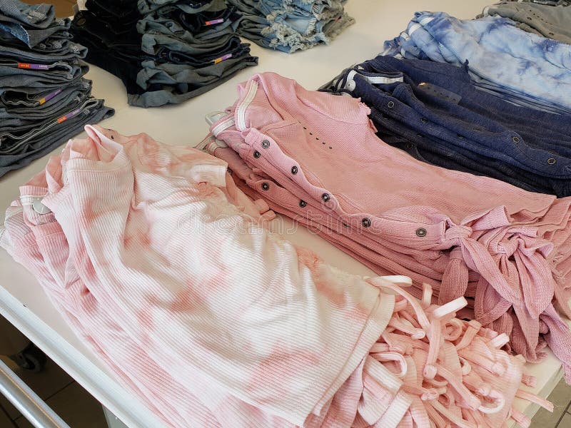 Retail Store Girls Clothing Stock Photo - Image of pants, stack: 183112750