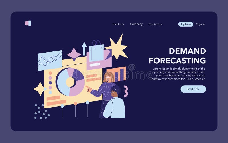 Retail Tech. Flat Vector Illustration Stock Vector - Illustration of ...