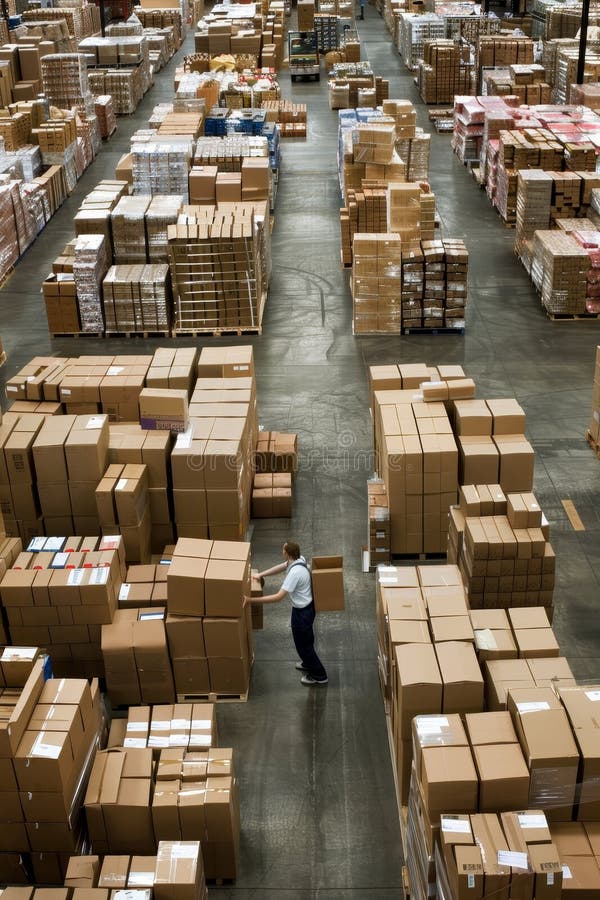 Retail Warehouse and Logistics Distribution Center for Efficient Supply ...