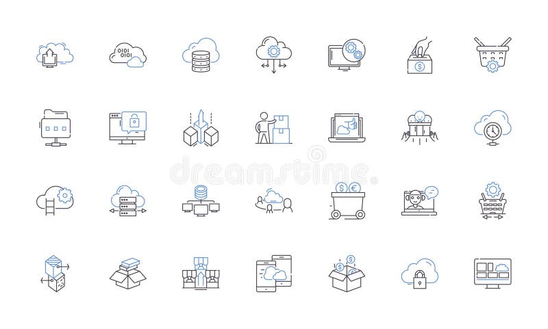 Retaining Line Icons Collection. Preservation, Conservation, Continuity ...