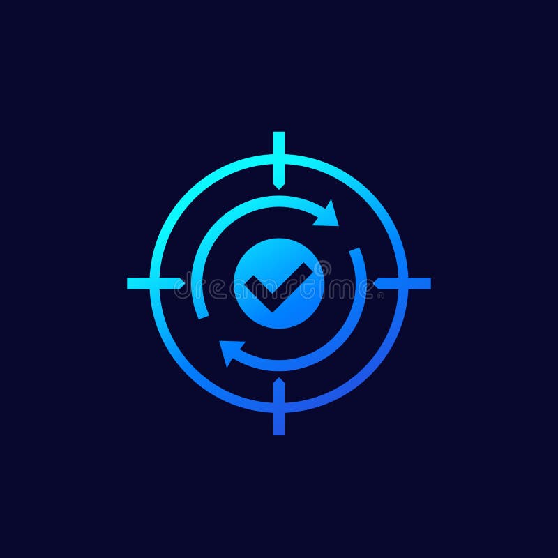 Retargeting Icon, Digital Marketing Vector Stock Vector - Illustration ...