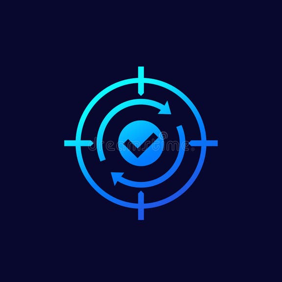 Retargeting Icon, Digital Marketing Vector Stock Vector - Illustration ...