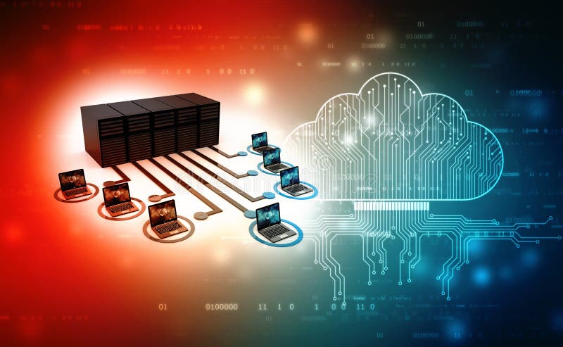 Rete Di Computer Isolata Nel Fondo Bianco Connessione Di Rete, Fondo Di ...