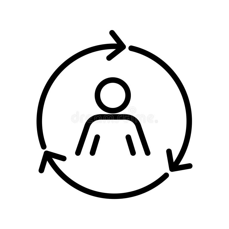 Retention Icon, Vector Illustration Stock Vector - Illustration of ...