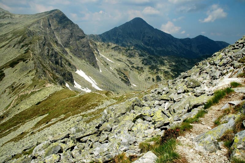 Transylvanian Alps in Romania, Carpathian Ridge Stock Photo - Image of ...