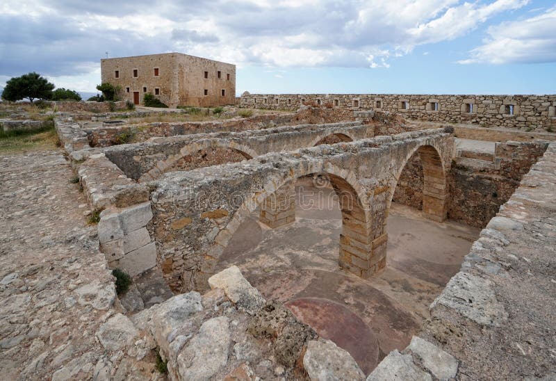 Rethymno S Fortezza in Crete Stock Photo - Image of gate, ruins: 285178374