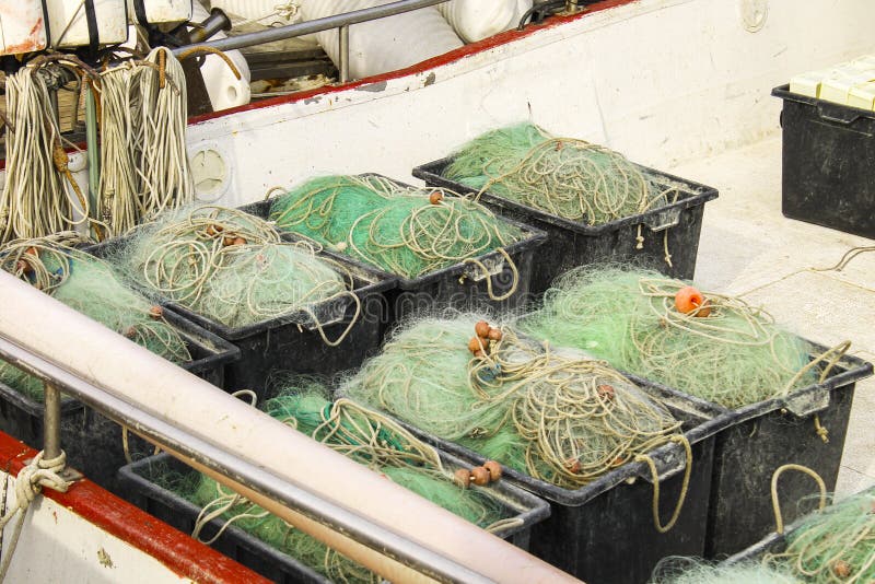 Reti da pesca immagine stock. Immagine di pesci, annata - 55473763