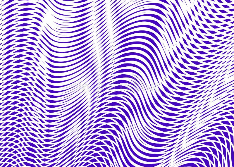 Reticulated Abstract Background with Wavy Linear Texture. Stock Vector ...