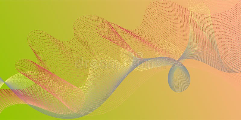 Reticulated Intersecting Curves Geometry Backdrop. Stock Vector ...