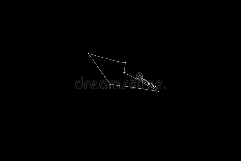 Reticulum Constellation Cluster of Stars Reticle Constellation the ...