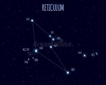 Reticulum Constellation Stock Illustrations – 32 Reticulum ...
