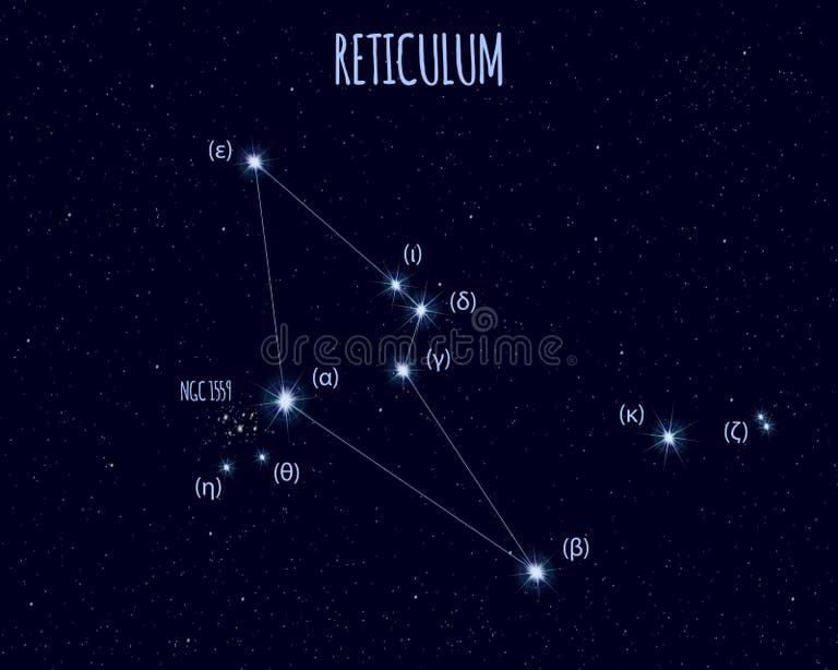 Reticulum Constellation Stock Illustrations – 32 Reticulum ...