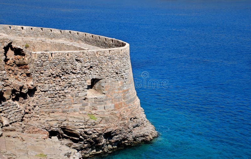 Retimno castle in Crete stock image. Image of culture - 11210913