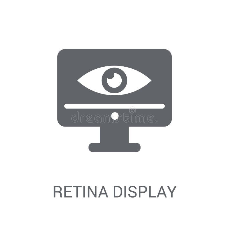 Retina Display Icon. Trendy Retina Display Logo Concept on White Stock ...