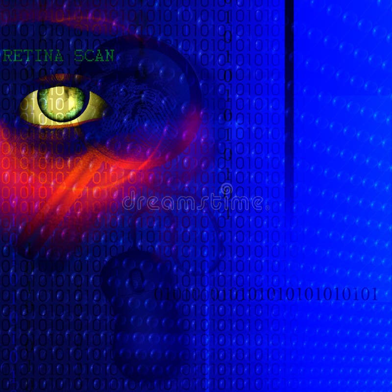 Retina scan stock illustration. Illustration of identification - 2761540