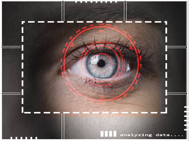 Retina scan stock illustration. Illustration of identity - 82330770