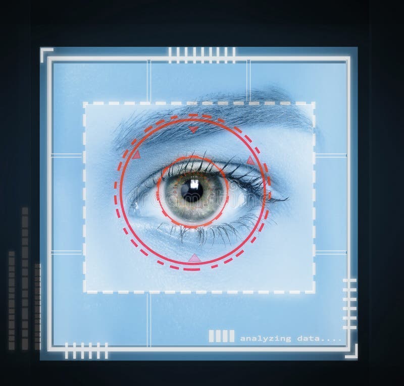 Retina scan stock image. Image of background, identification - 82332093