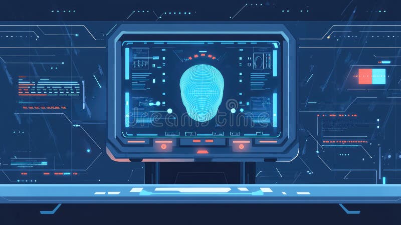 Retina Scanning Recognition Stock Illustrations – 1,584 Retina Scanning ...