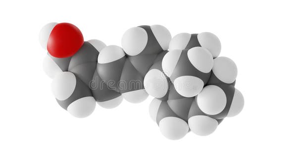 Retinol Molecule, Vitamin a Molecular Structure, Isolated 3d Model Van ...
