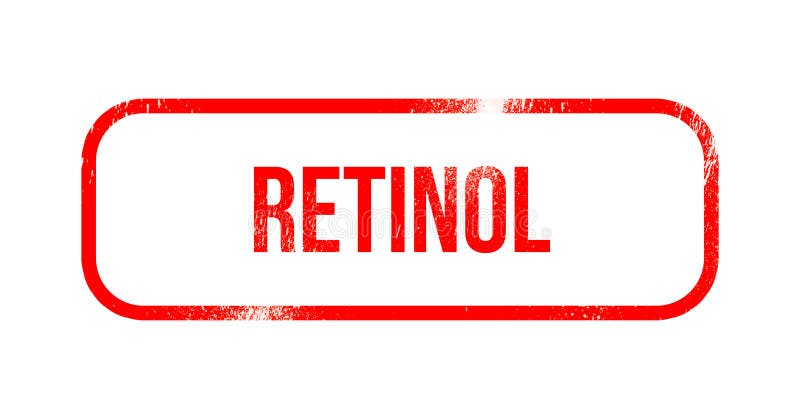 Retinol - Red Grunge Rubber, Stamp Stock Illustration - Illustration of ...