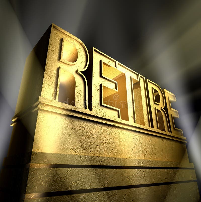 Retire monument stock illustration. Illustration of fulfilment - 11013603