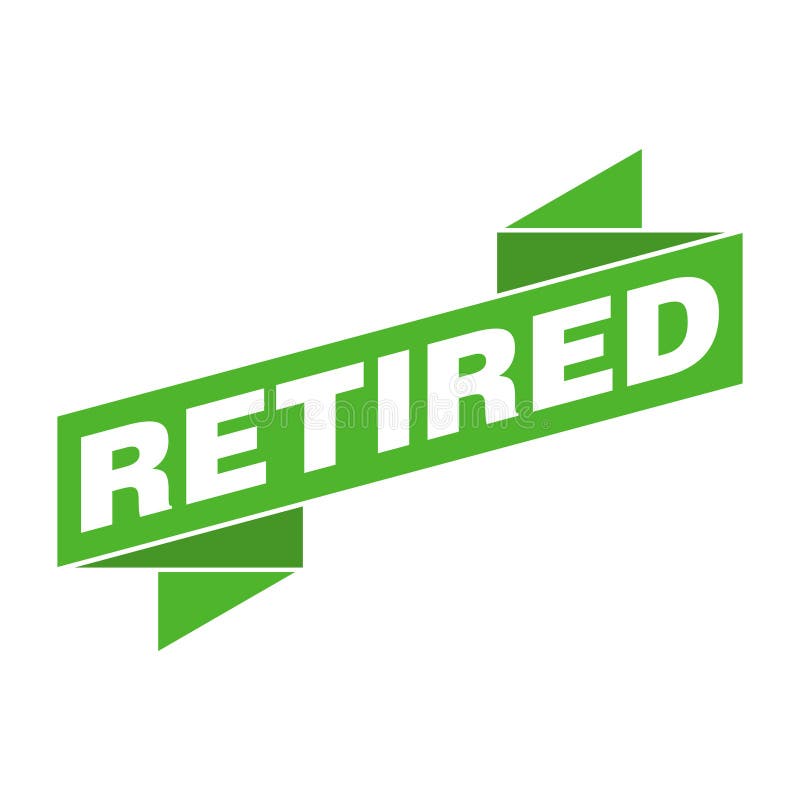 Retired Letter Rubber Stamp Template Design Stock Vector - Illustration ...