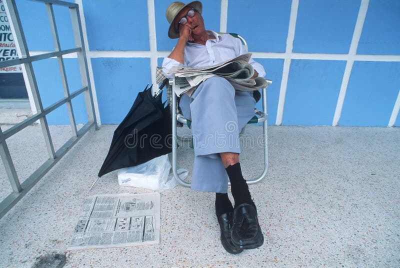 Retired Man Sleeping in Chair Editorial Photo - Image of holding, lying ...