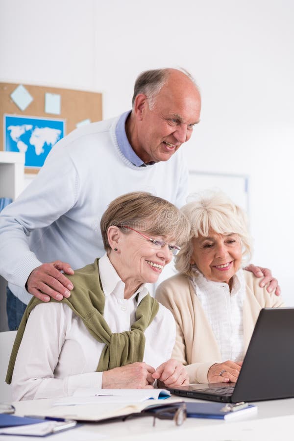 Retired People Raising Hands Stock Image - Image of elderly, retired ...