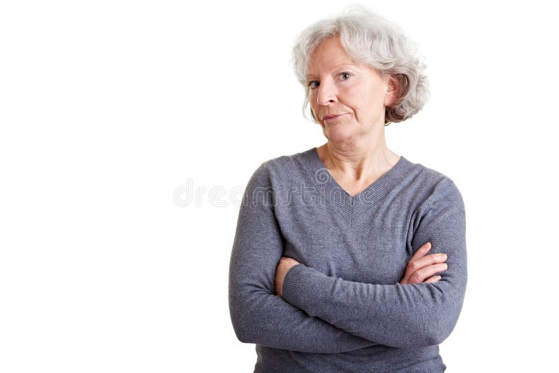 Sad retired woman stock photo. Image of compassion, face - 15954262