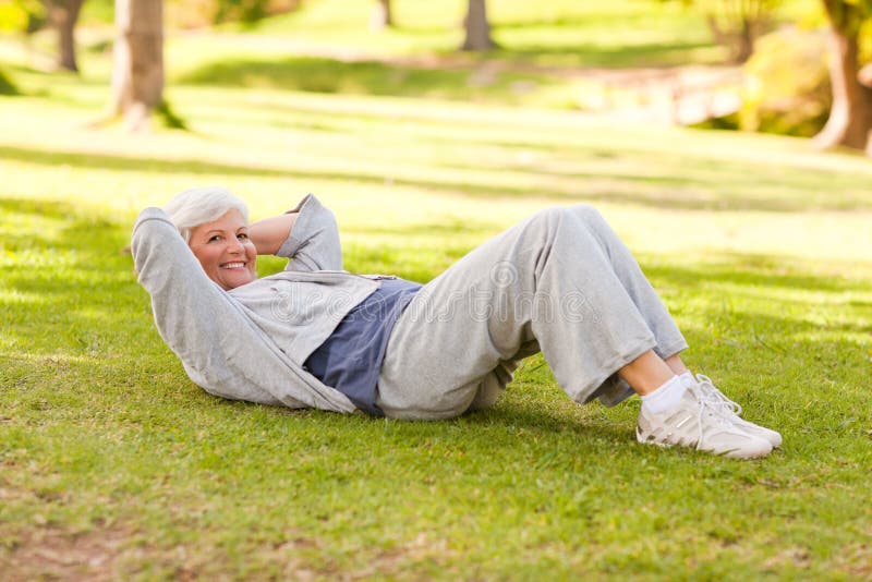 Nap in the Park stock photo. Image of retirement, lifestyle - 6724846