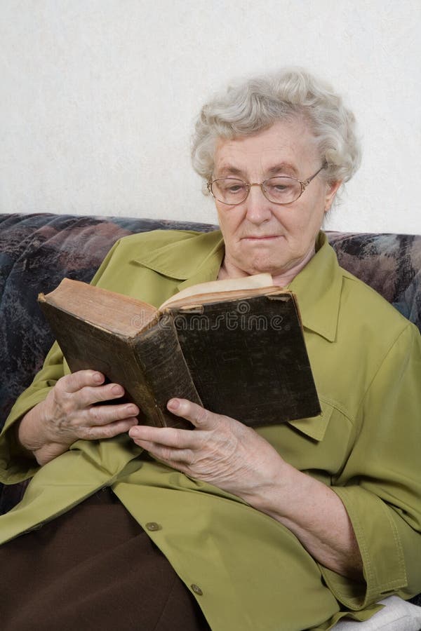 Retiree read a book stock photo. Image of concentrate - 5620924