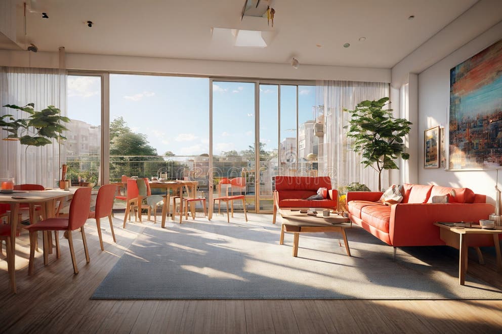 Retirement Home Rendered in VRAY Stock Image - Image of retirement, wall: 315686951