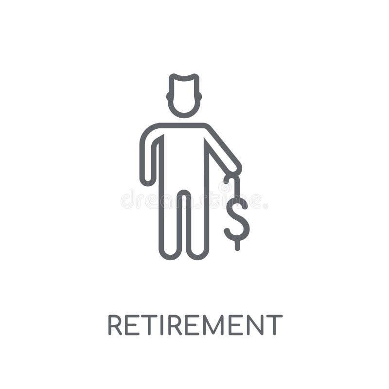 Retirement Icon. Trendy Retirement Logo Concept on White Background ...
