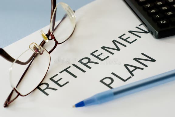 Retirement plan stock photo. Image of file, paper, retirement - 31878964