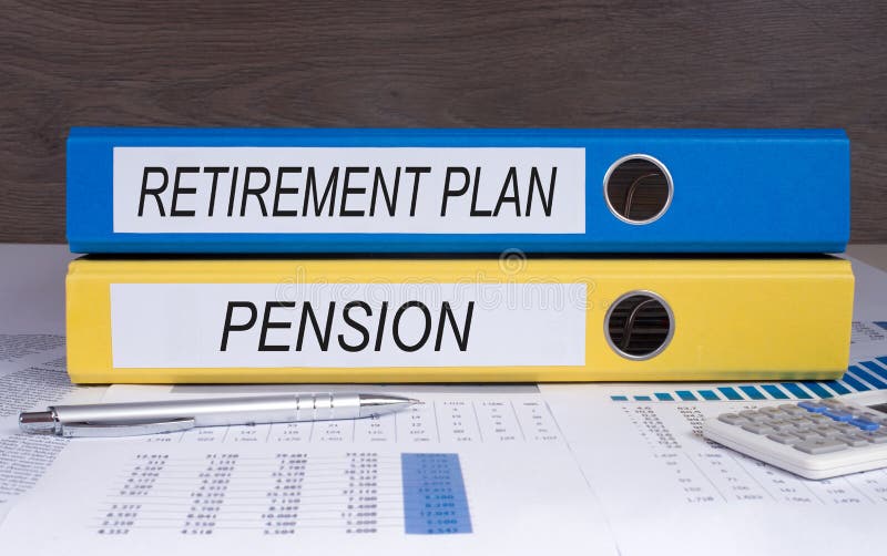 Retirement and Pension Plan Stock Image - Image of black, accountants ...