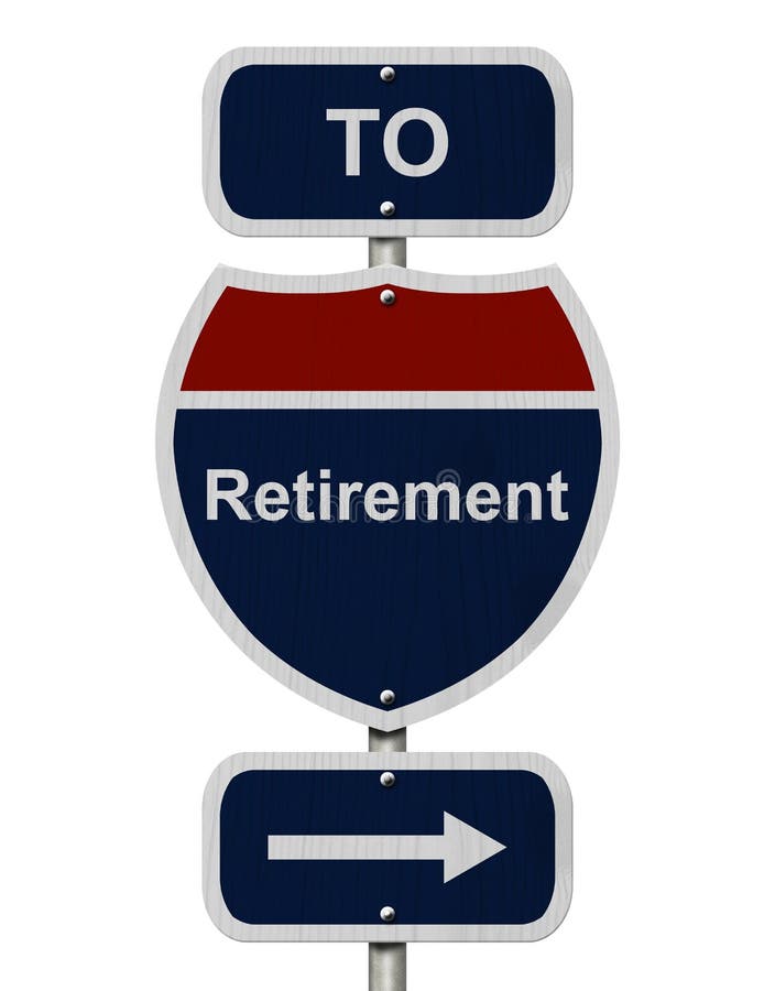 Retirement this way stock image. Image of invest, investment - 44552409