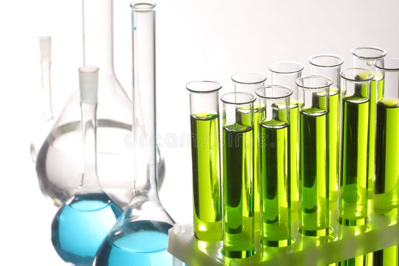 Retort and test tubes stock image. Image of hand, healthcare - 31325985