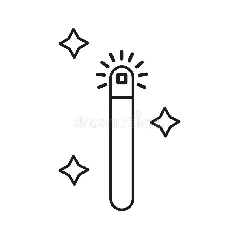 Retouch Icon Flat Line Symbol Set Stock Illustration - Illustration of ...