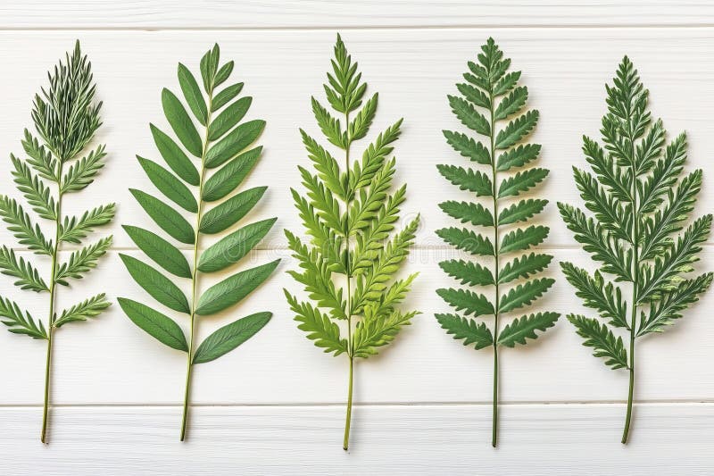 Retouch-ready Design of an Isolated Tree Branch with Green Leafage Stock Photo - Image of bright ...