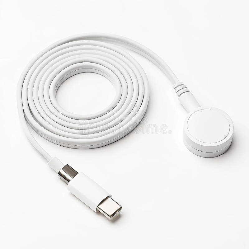 Retractable Charging Cable for Multiple Devices Stock Illustration ...