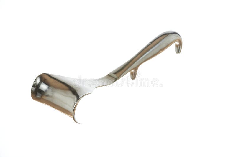 Retractor Quirúrgico Aislado En El Fondo Blanco Foto de archivo ...