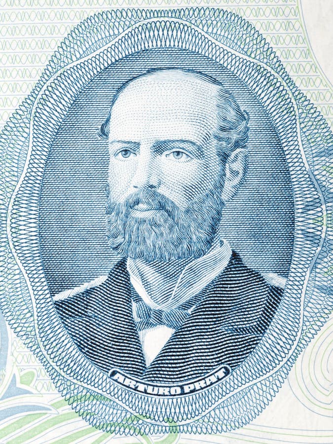 Retrato De Agustin Arturo Prat Chacon Foto de archivo - Imagen de ...