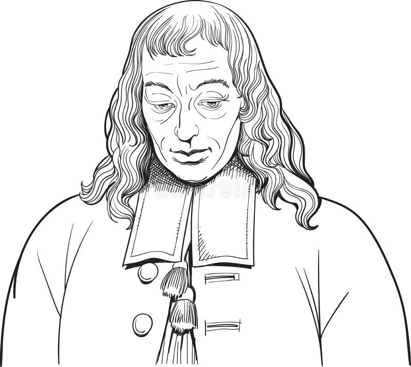 Blaise Pascal En Su Lecho De Muerte En El Viejo Libro Los Mártires De ...