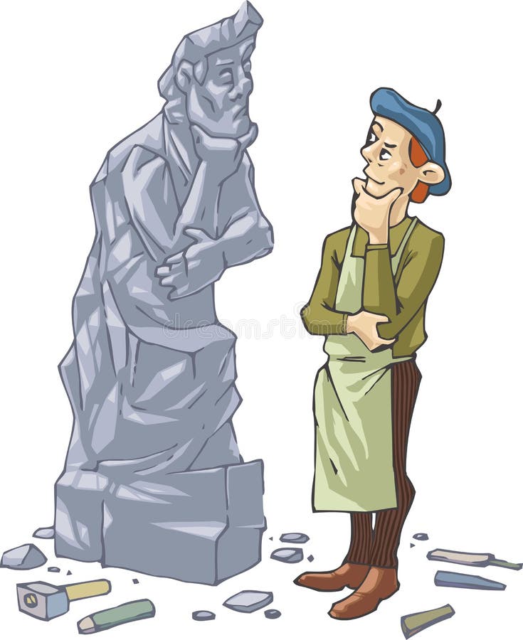 Escultor Ilustraciones Stock, Vectores, Y Clipart – (1,749 ...