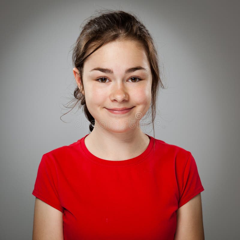 Retrato De La Chica Joven Foto De Archivo Imagen De Mujer 20522276