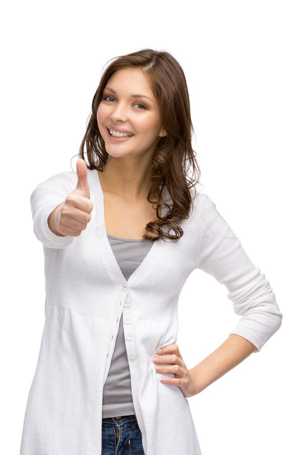 Retrato De Manosear Con Los Dedos Encima De Hembra Imagen de archivo ...