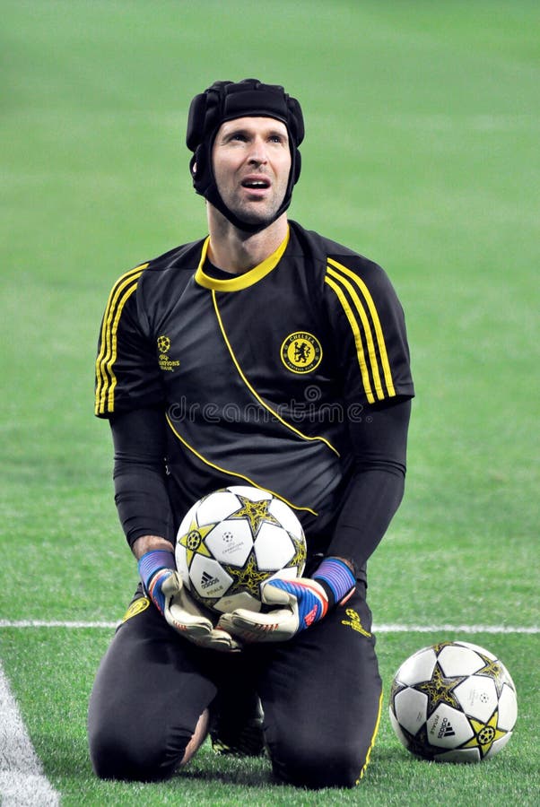 Retrato de Petr Cech foto de archivo editorial. Imagen de negro - 27347898