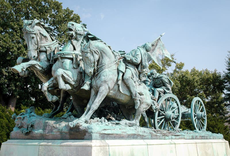 Retrato De Ulises S Grant Memorial Statue En Washington, DC Imagen de ...