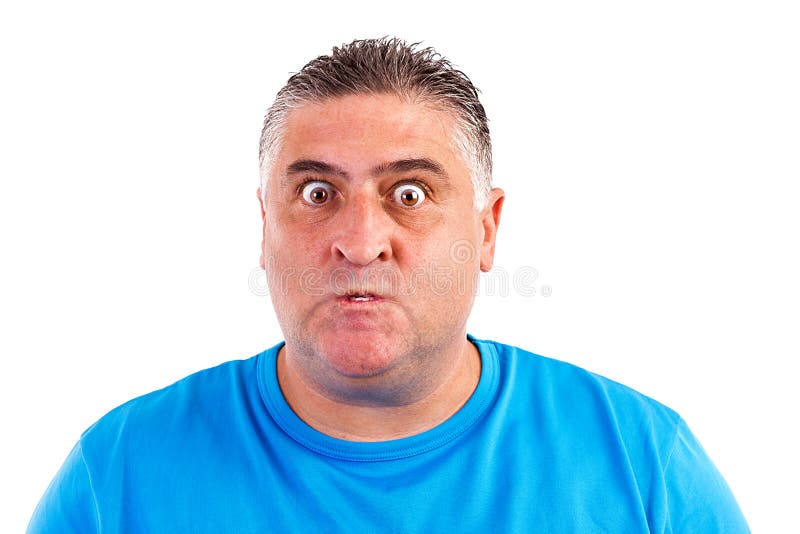 Retrato De Um Homem Irritado Foto de Stock - Imagem de furioso, facial ...